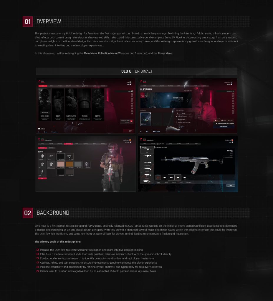 Zero Hour – UI Redesign & UX Breakdown – Koushik